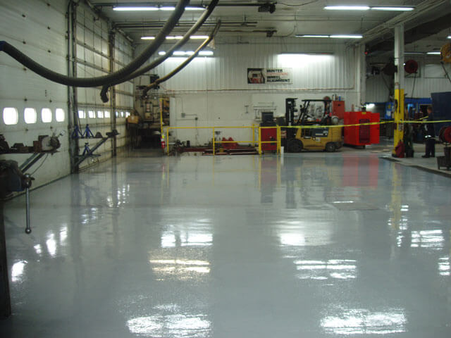 Commercial Floor Coating | Service Bay Flooring | STRONGHOLD FLOORS